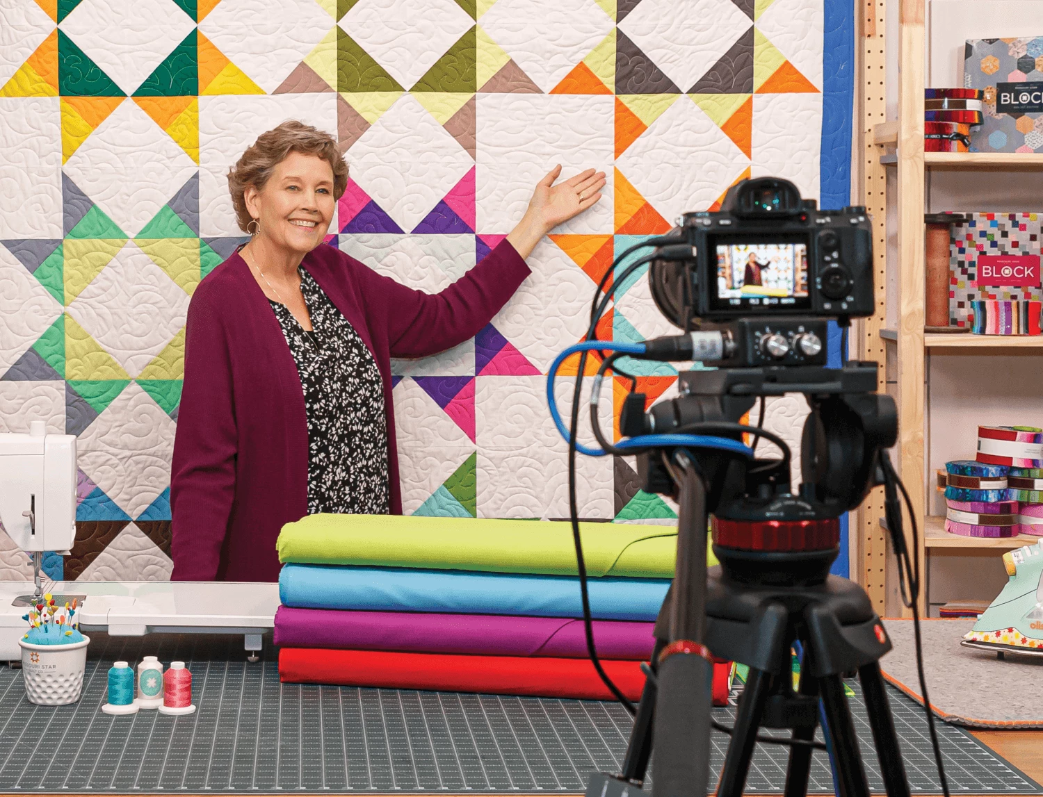 How To Make A Four Patch Around the World Quilt - Free Quilting Tutori