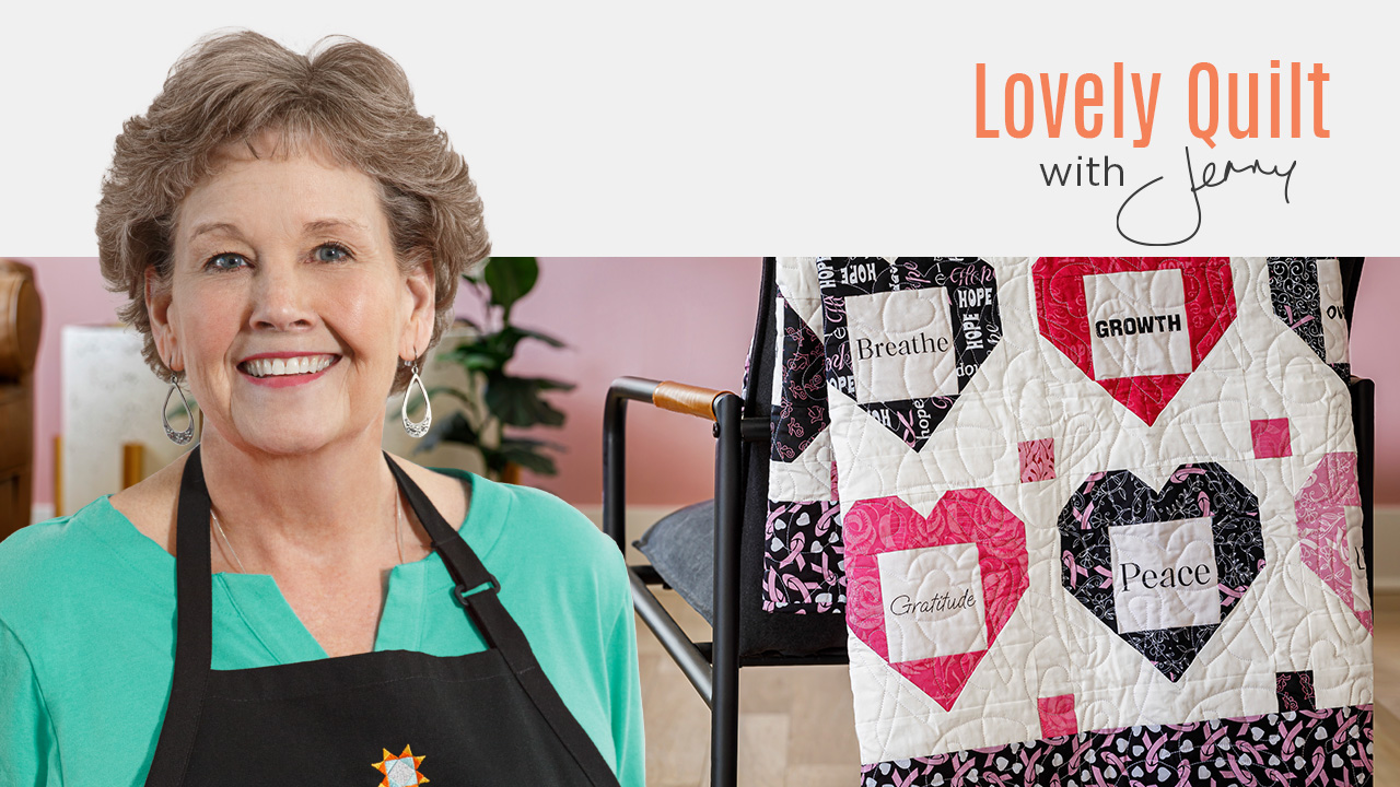 Make a "Lovely Words" Quilt with Jenny Doan of Missouri Star — Quilting ...