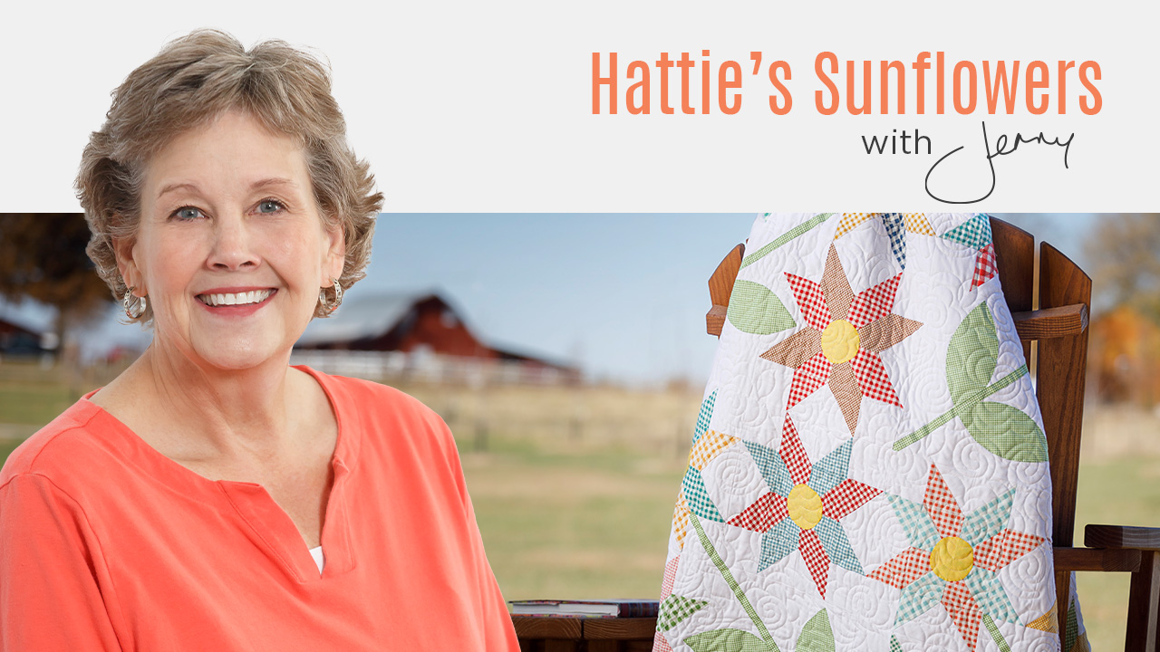 Make a "Hattie's Sunflowers" Quilt with Jenny Doan of Missouri Star ...