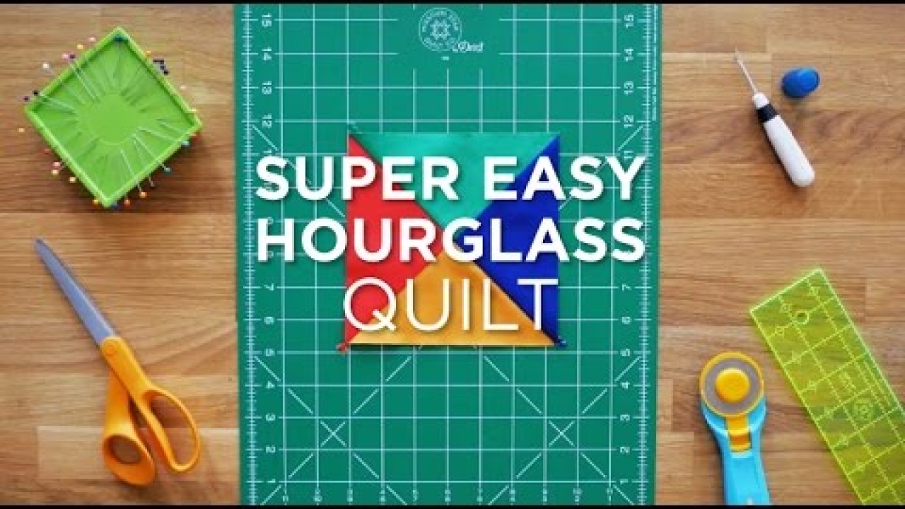 Super Easy Hourglass - Quilt Snips — Quilting Tutorials