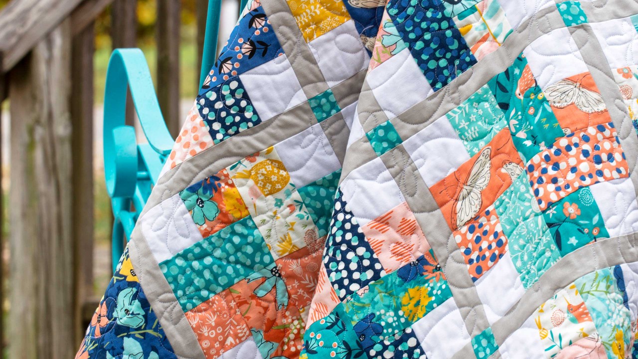 Pinwheels On Point with Fence Rail Quilt — Quilting Tutorials