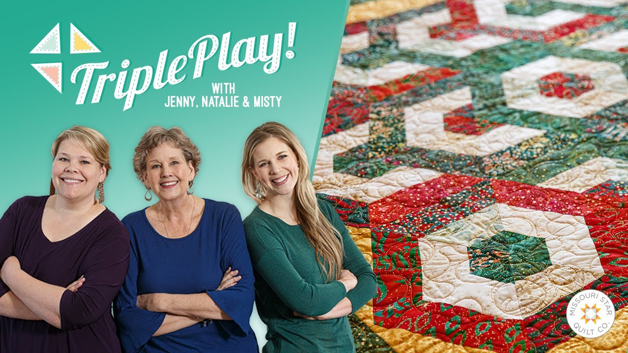 Triple Play: 3 New "60 Degree Triangle" Quilts with Jenny Doan of ...