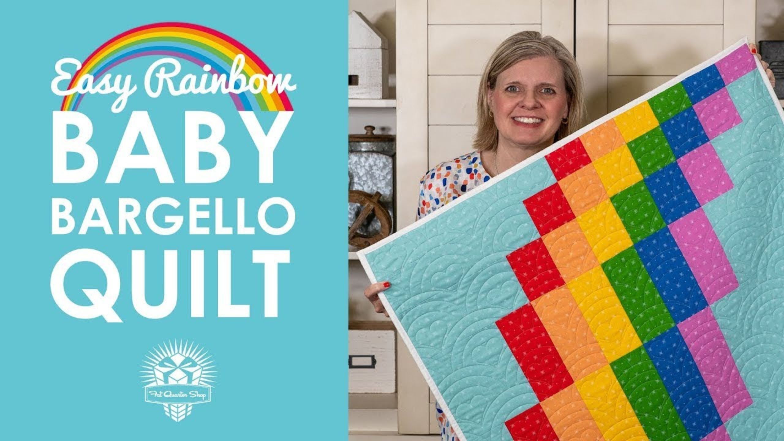 How to Sew the Easy Rainbow Bargello Quilt with Kim Jolly of Fat Quarter Shop — Quilting Tutorials